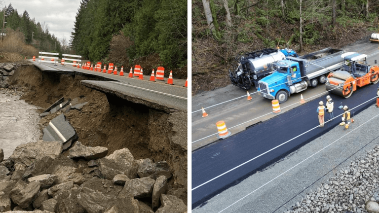 SR 410 toward Crystal Mountain fully reopens