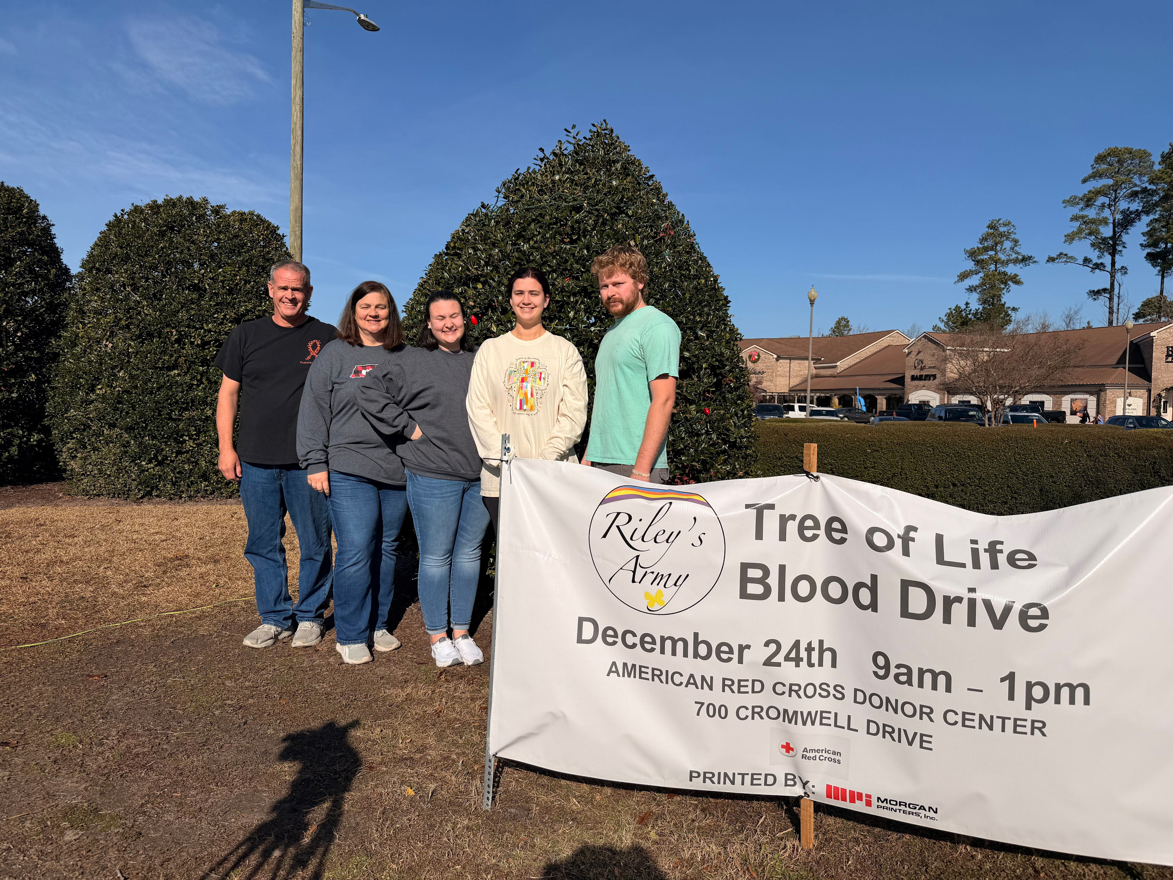 Family honors son lost to cancer at Christmas Eve blood drive