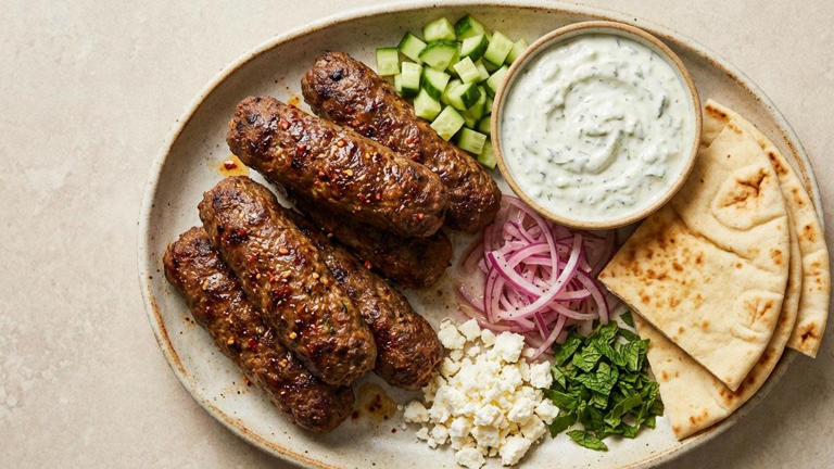 Sheet pan beef kabobs recipe