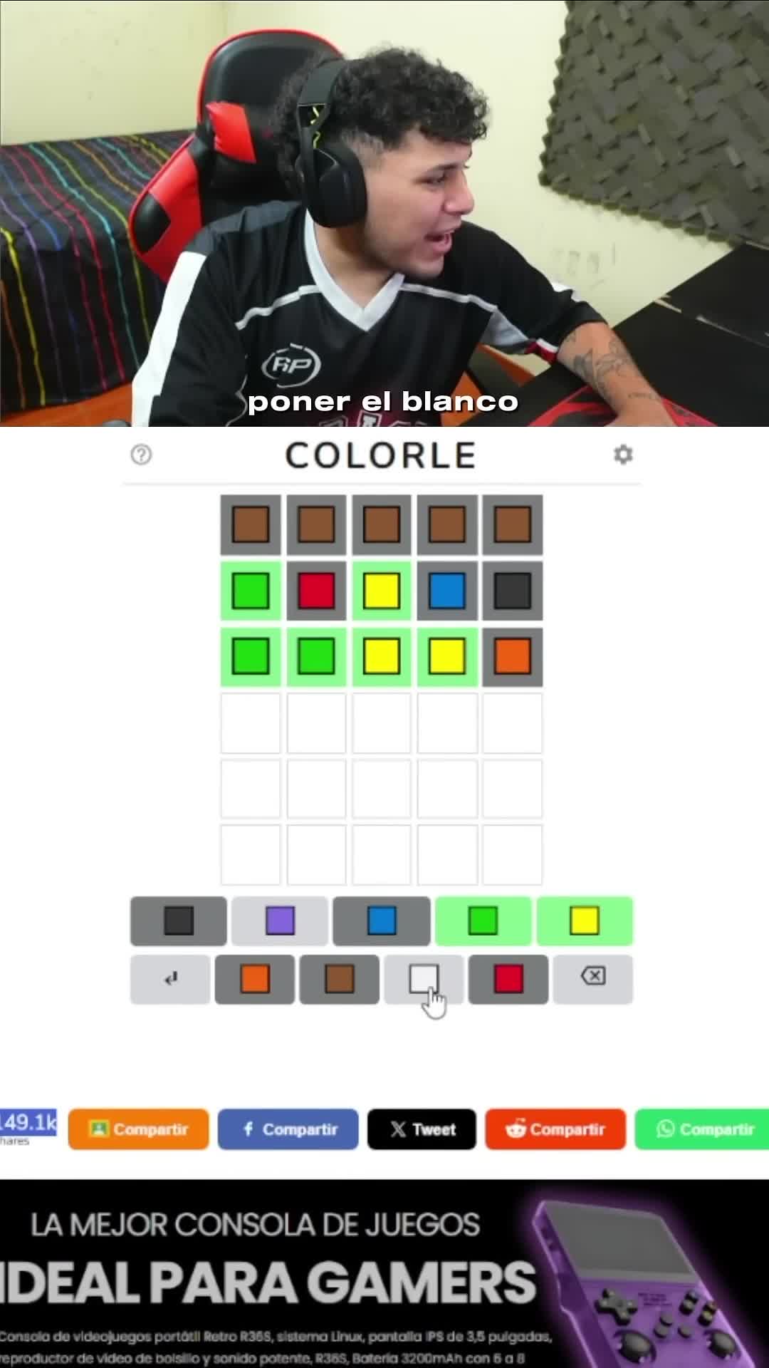 Me muero si se repite el verde 🔰 | #wordle #fyp #parati #colorle