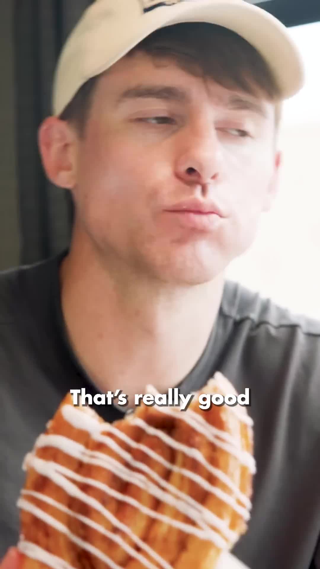 Two Brits try Buc-ees beaver tail!