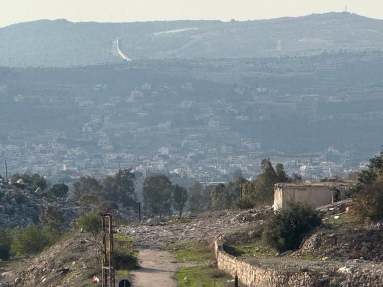 O Natal em Yaroun, no sul do Líbano, após a ocupação de Israel