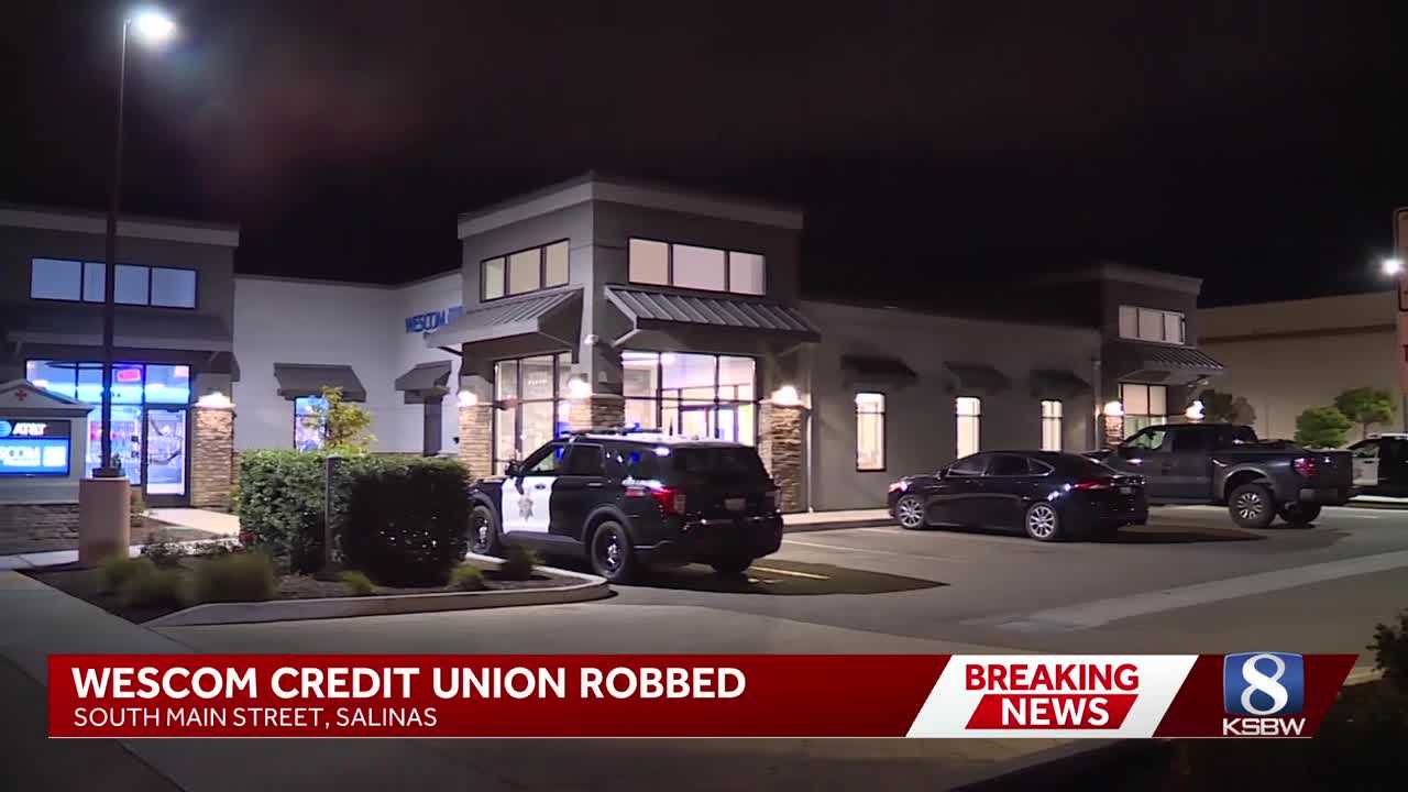 Salinas police investigate credit union robbery; multiple robbers sought