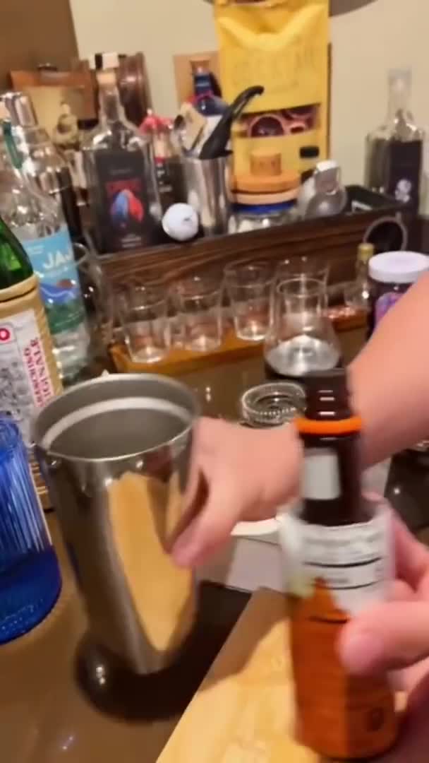 A drink made by Johnny Jr!🍹 How’d he do?#shorts