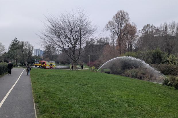 'No risk to public' as police emptied water from Eastrop Park to search ...