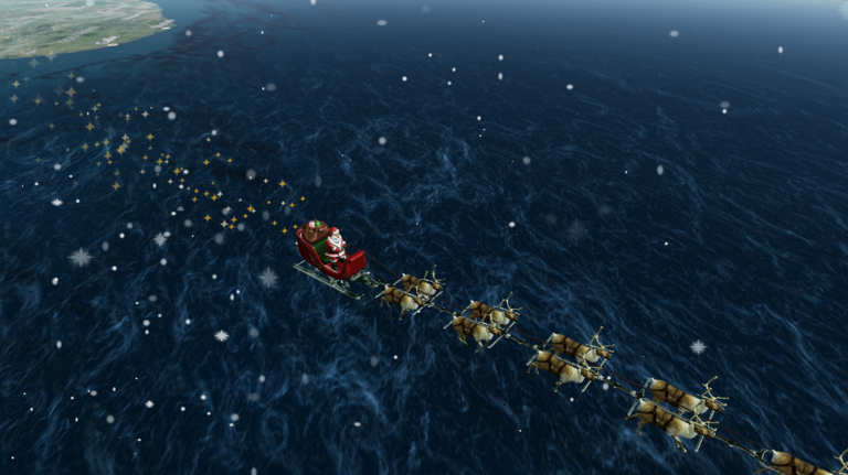 Norad Santa tracker live: Follow Santa Claus as he deliver gifts