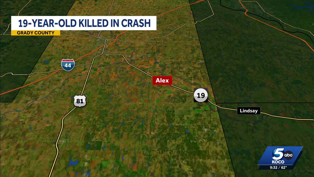 OHP: 19-year-old man killed in Grady County crash