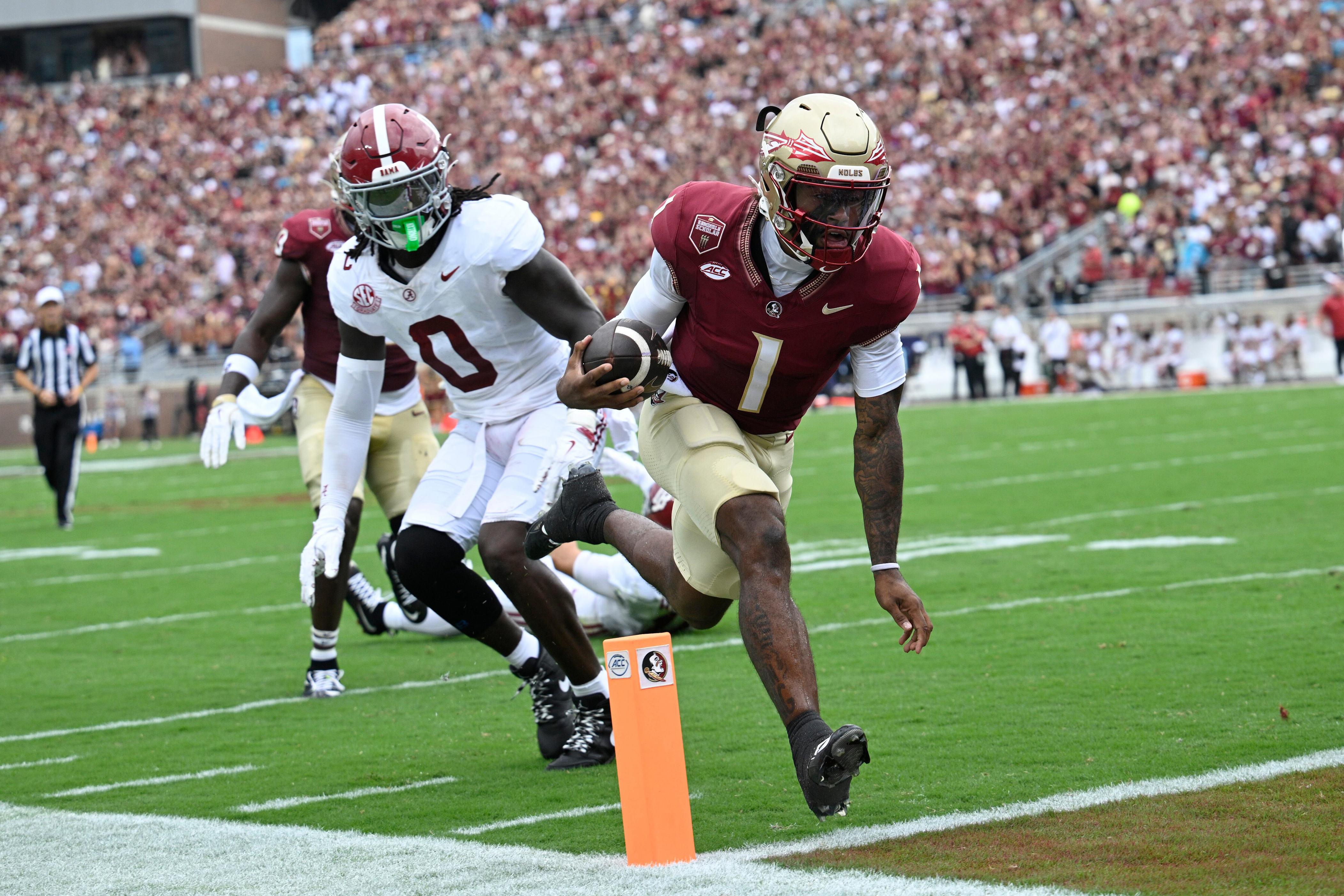 Florida State quarterback Tommy Castellanos declares for NFL draft ...