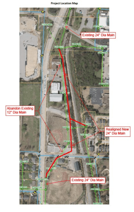 Fort Smith sewer main realignment project completed