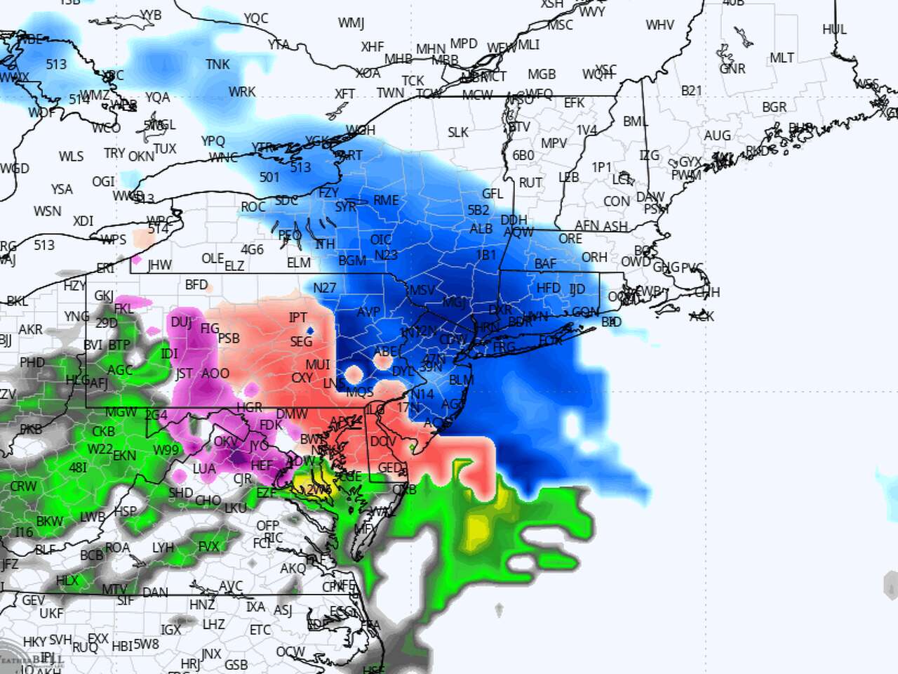 Clipper system could bring up to 6 inches of snow to Connecticut this ...