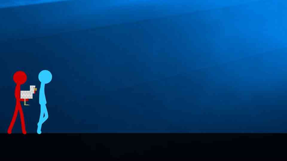 Note block raid: Stick figures defend the rhythm