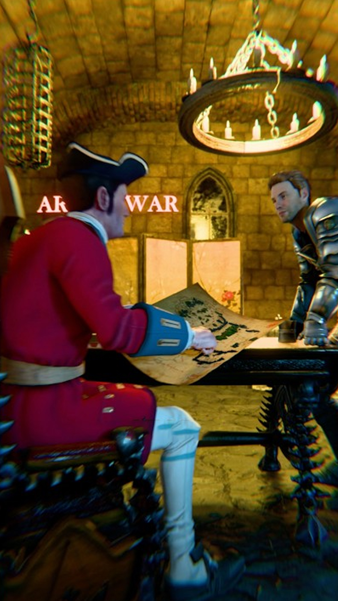 Ninja defeated by a flickering flame