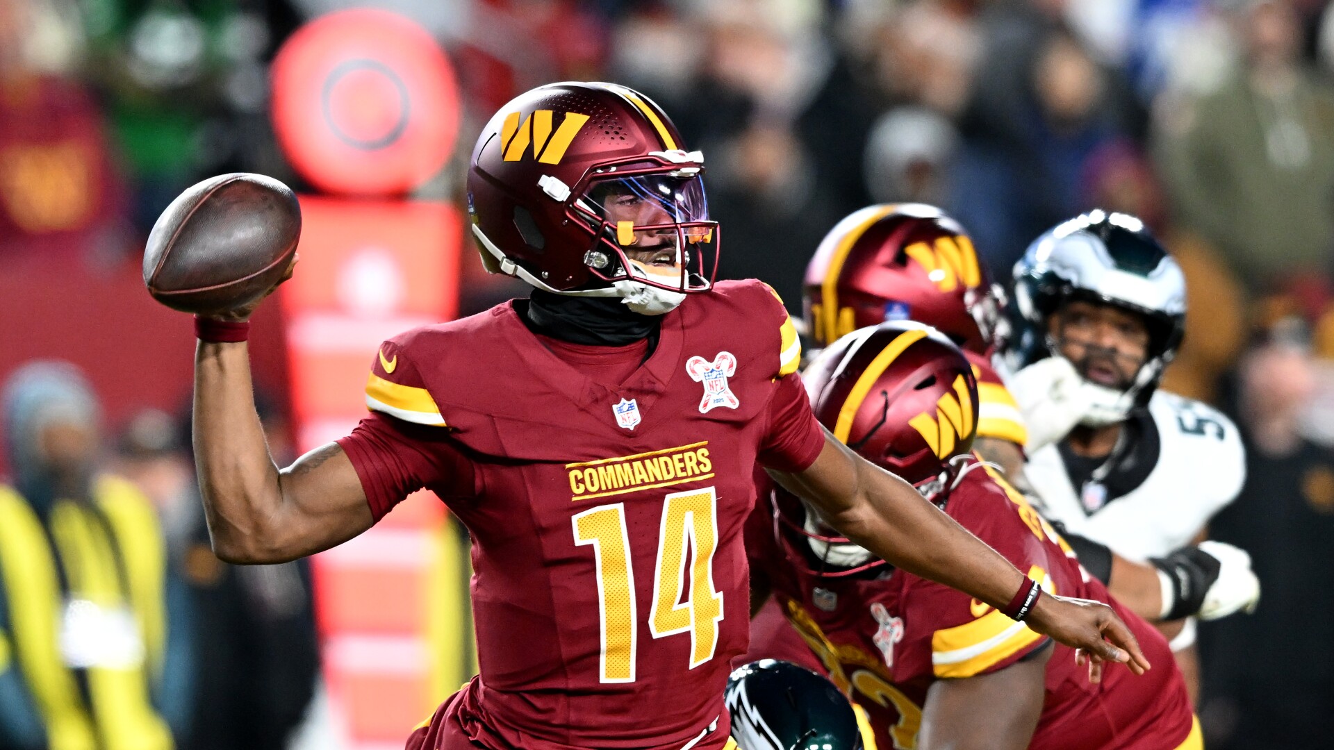 Josh Johnson will start for the Commanders on Christmas