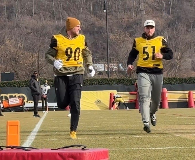 Watt returns to practice, so does Herbig, Pierre