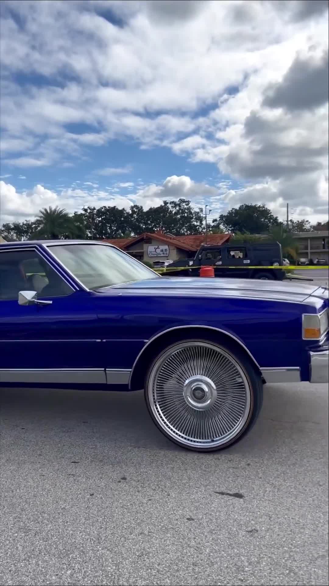 Box Chevy Coupe on 26’s Slidin