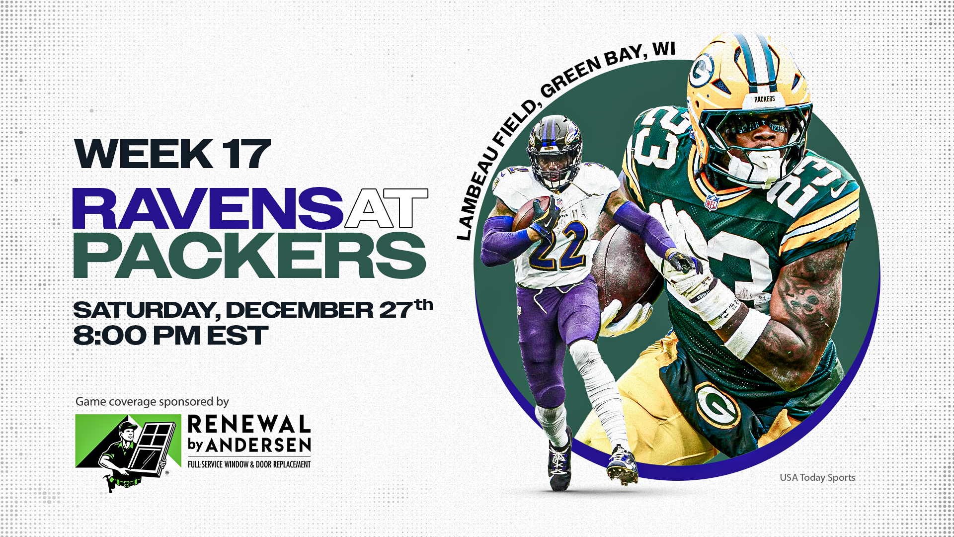 What channel is Packers vs. Ravens on today? Time, TV schedule to watch ...
