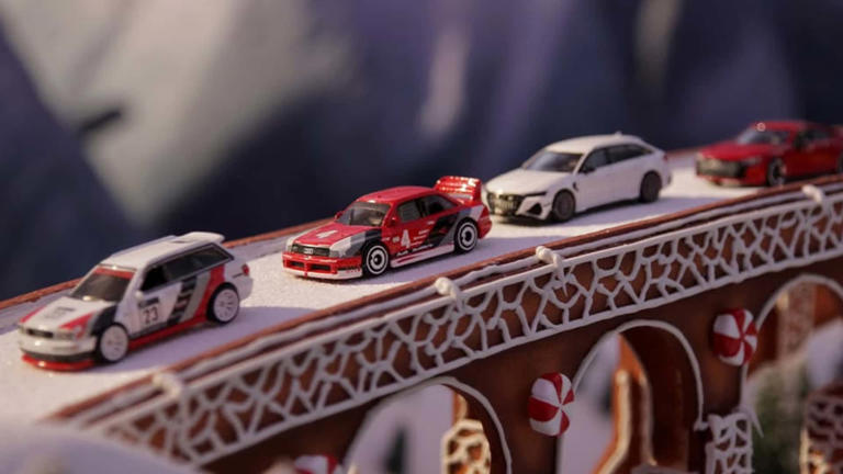 Audi made a stop-motion holiday video with die-cast cars. It's awesome