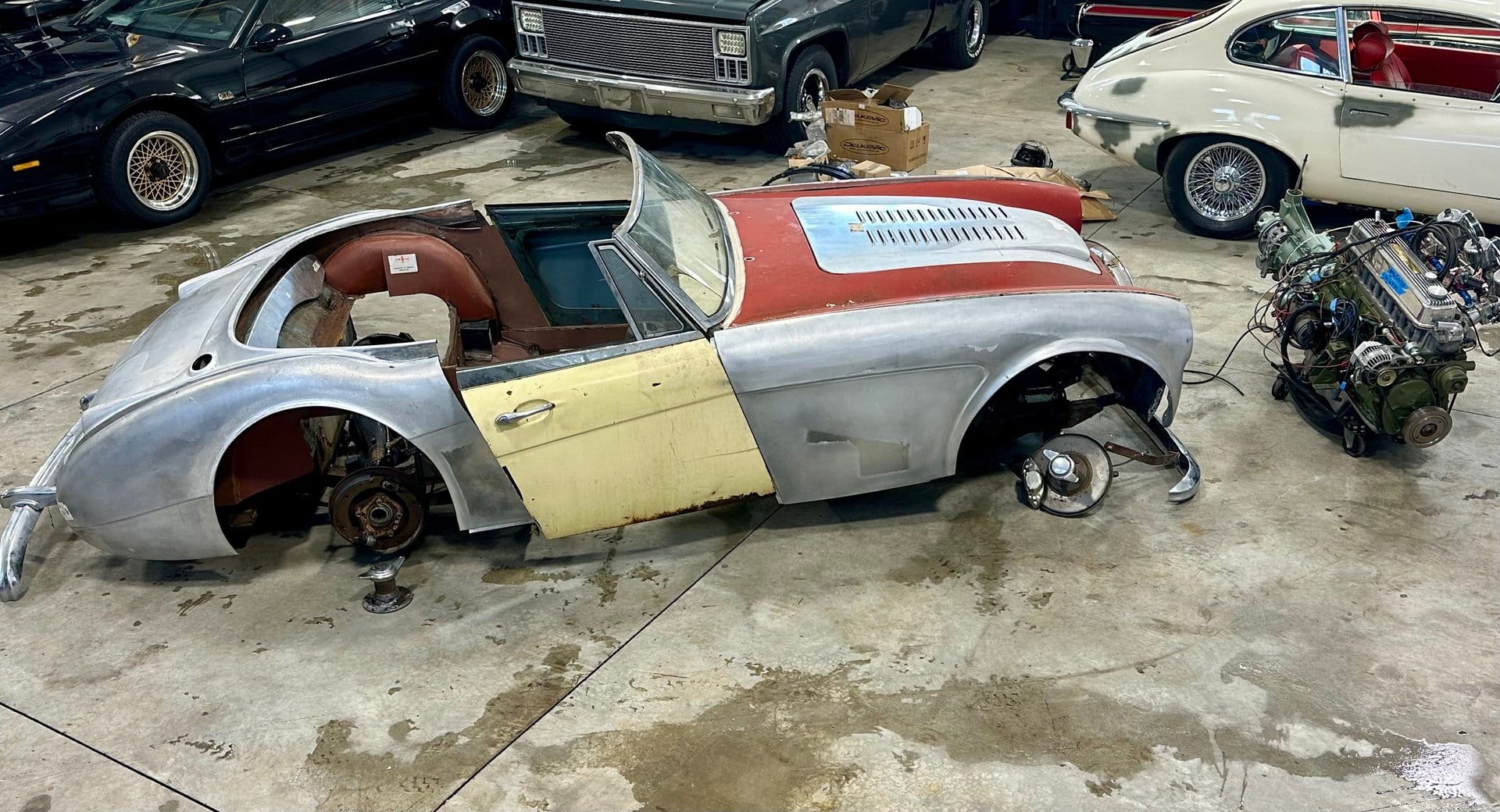 1965 Austin-Healey BJ8 project offered with factory records and built ...