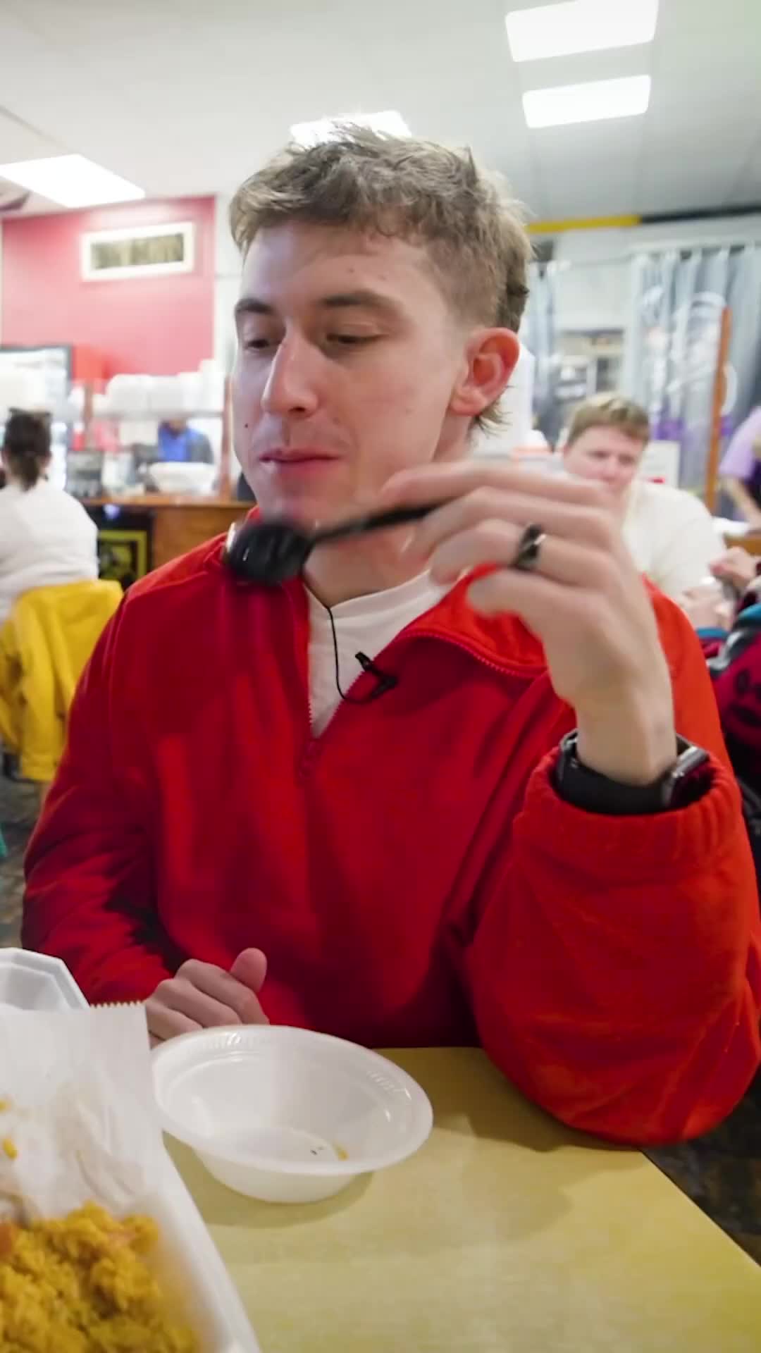 British guys try jambalaya for the first time | Soul food taste test