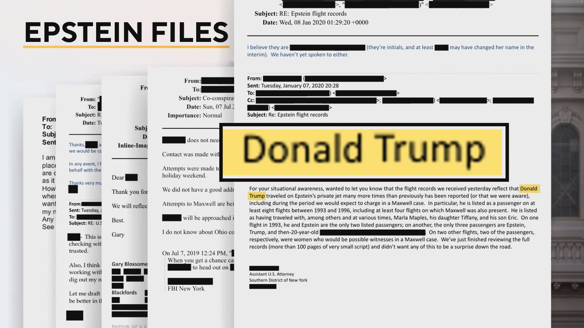 Democrats threaten legal action over Epstein file release