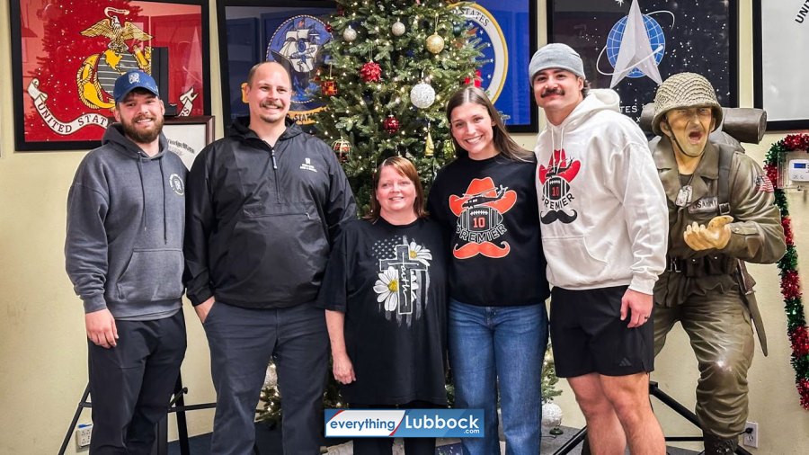 Jacob and Emma Rodriguez give back at Lubbock’s Veterans foodbank event
