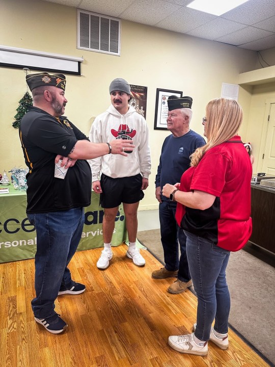 Jacob and Emma Rodriguez give back at Lubbock’s Veterans foodbank event