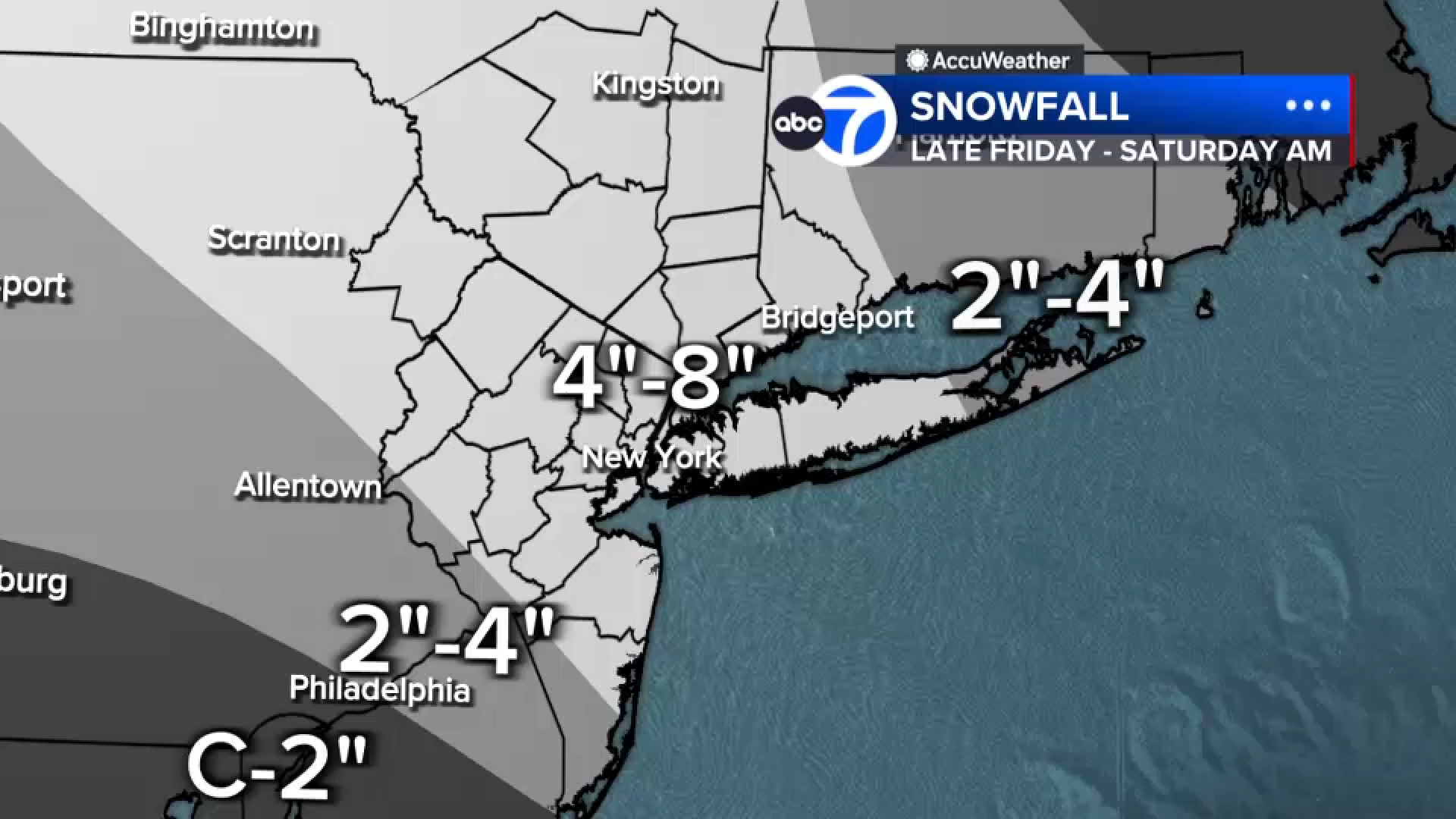Winter storm watch in effect ahead of widespread snow Friday night into ...