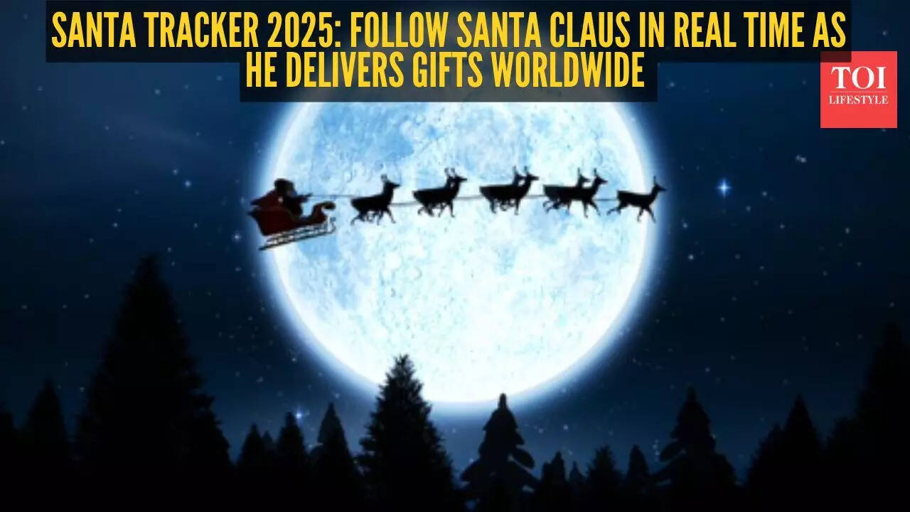 Santa tracker 2025: Follow Santa Claus in real time as he delivers ...