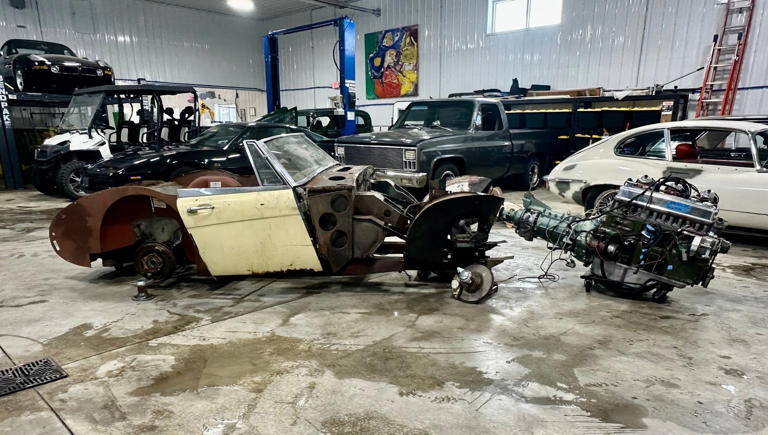 1965 Austin-Healey BJ8 project offered with factory records and built ...