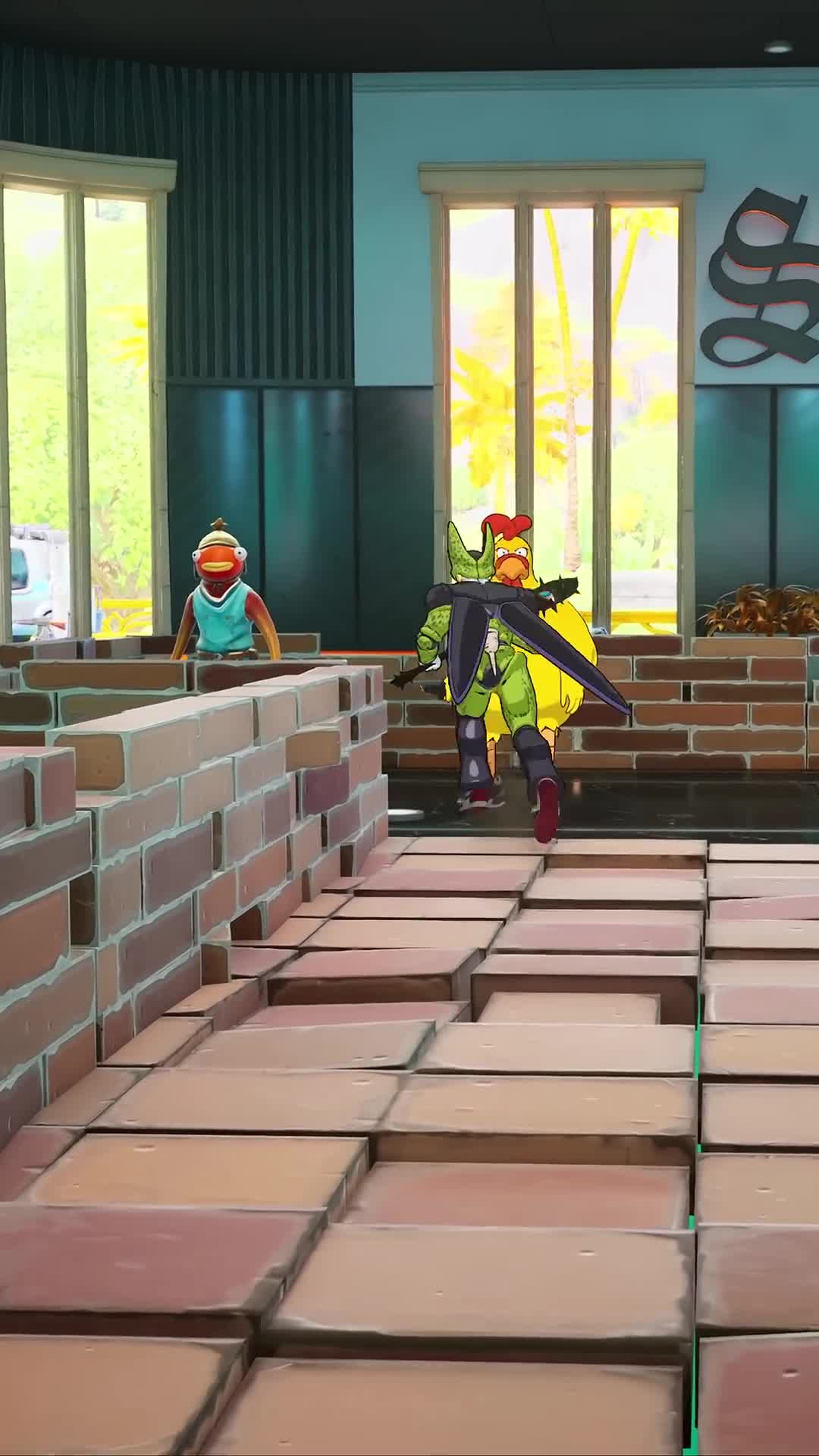 We had a shoe fashion show in Fortnite! 🤯😱 #shorts