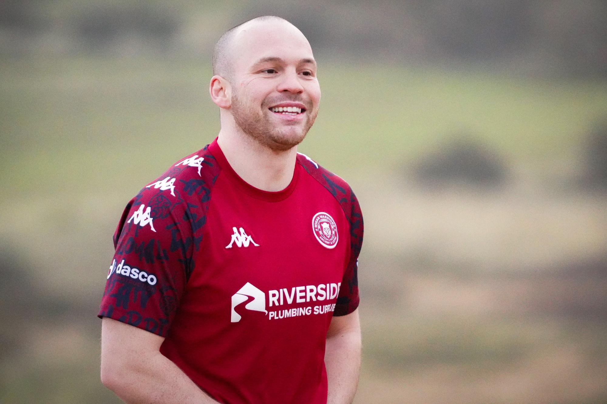 Gallery: Wigan Warriors stars tackle the Formby Beach sand dunes
