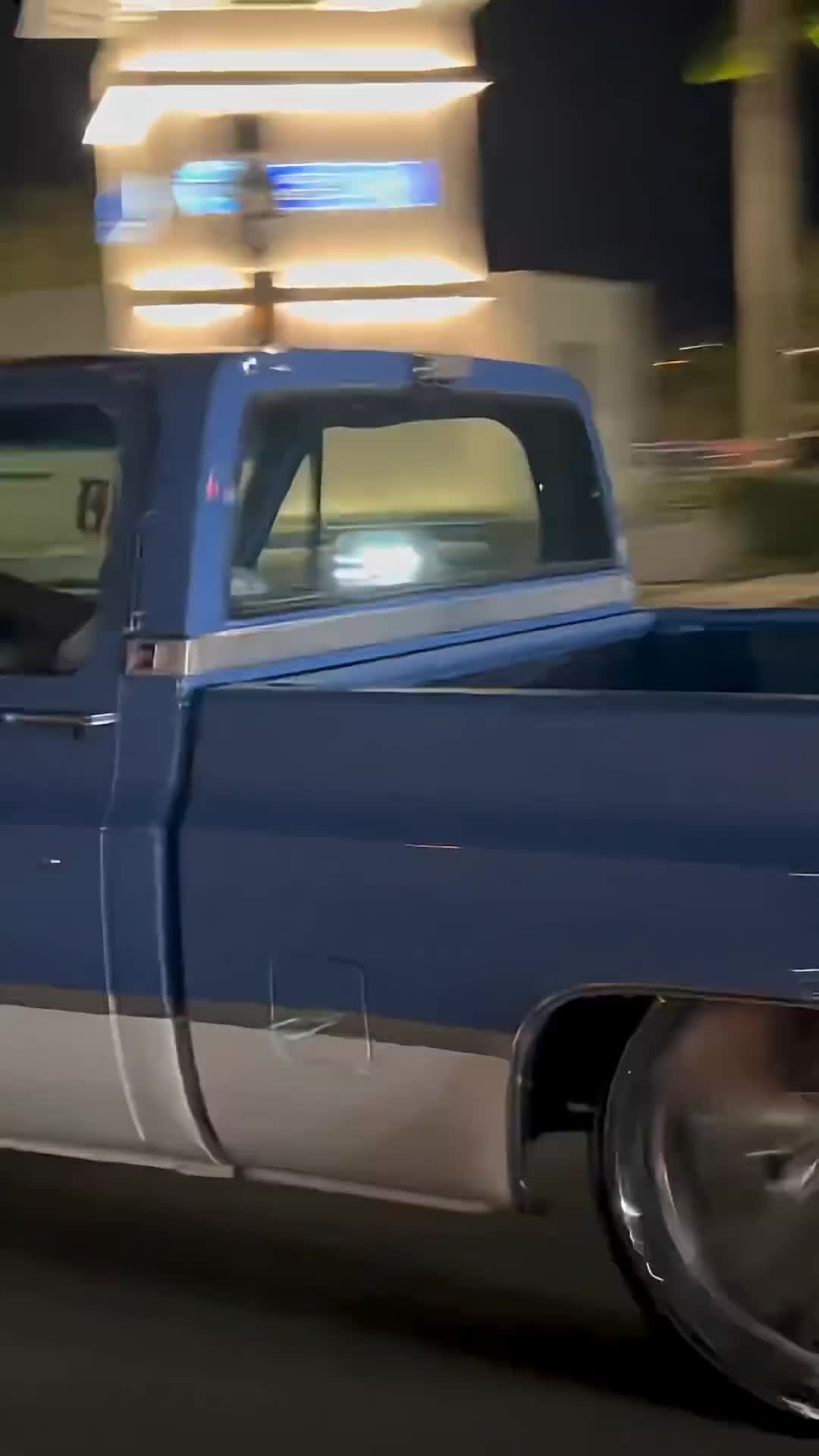 Shortbed Chevy Truck on 26’s Riding