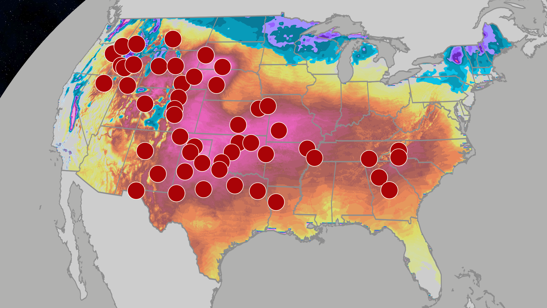 Santa was sweating it out this year as temperatures soar to the warmest ...