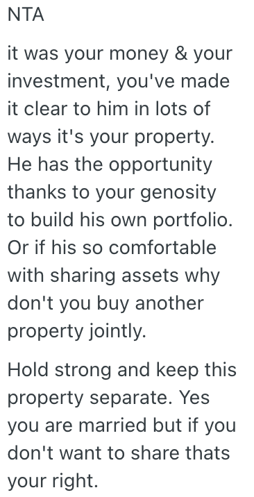 Husband wants to build a storage shed on their property, but his wife ...