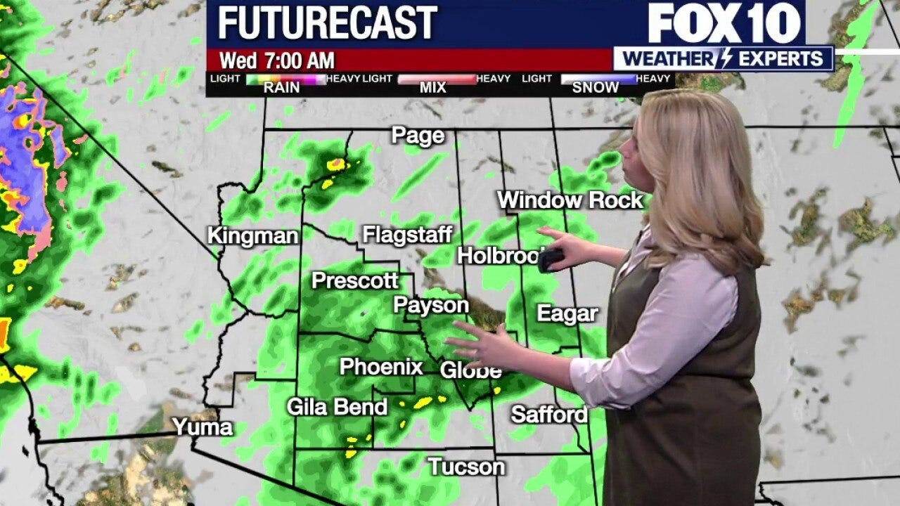 Arizona weather forecast: Spotty showers possible on Christmas Eve in ...