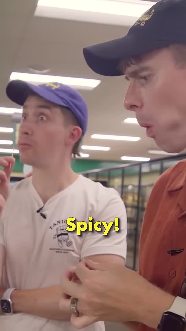 Two Brits try supermarket raw fish!