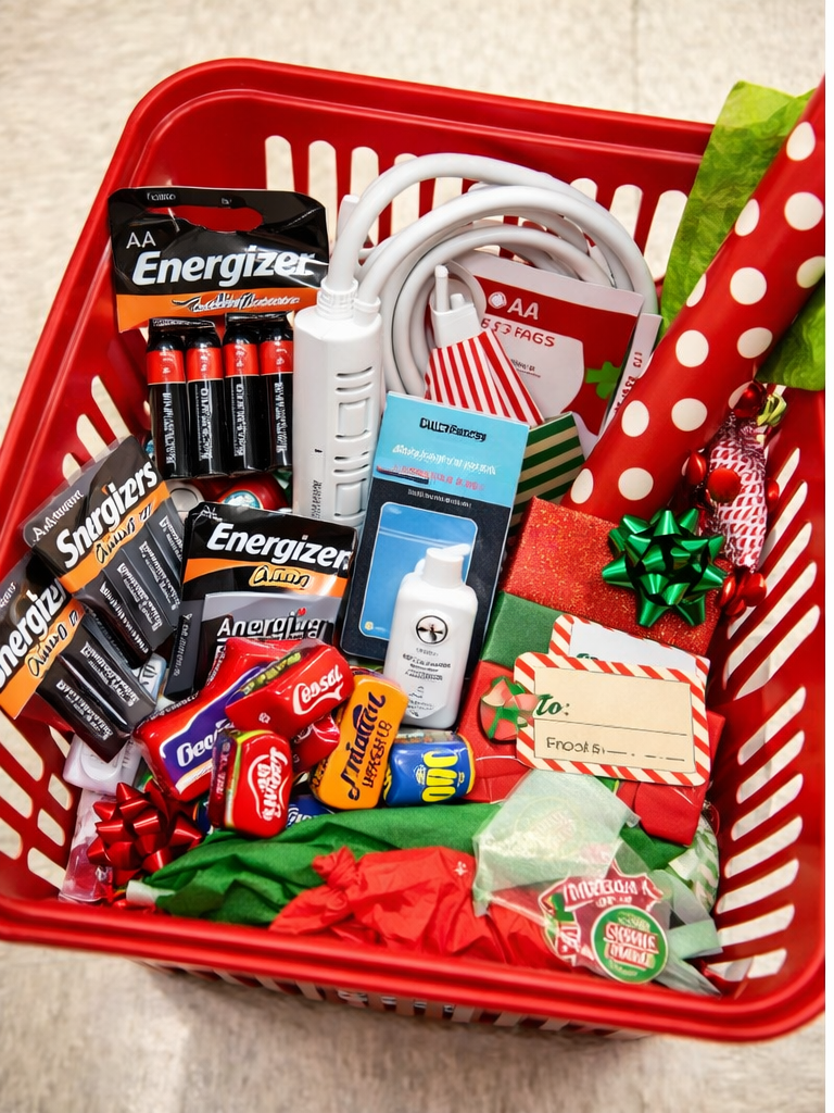 Christmas Eve emergency store run list for the stuff everyone forgets