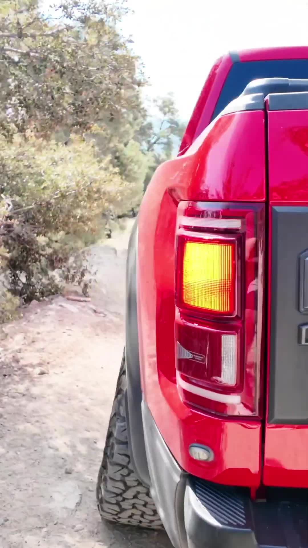 Ford Raptor flexed off road