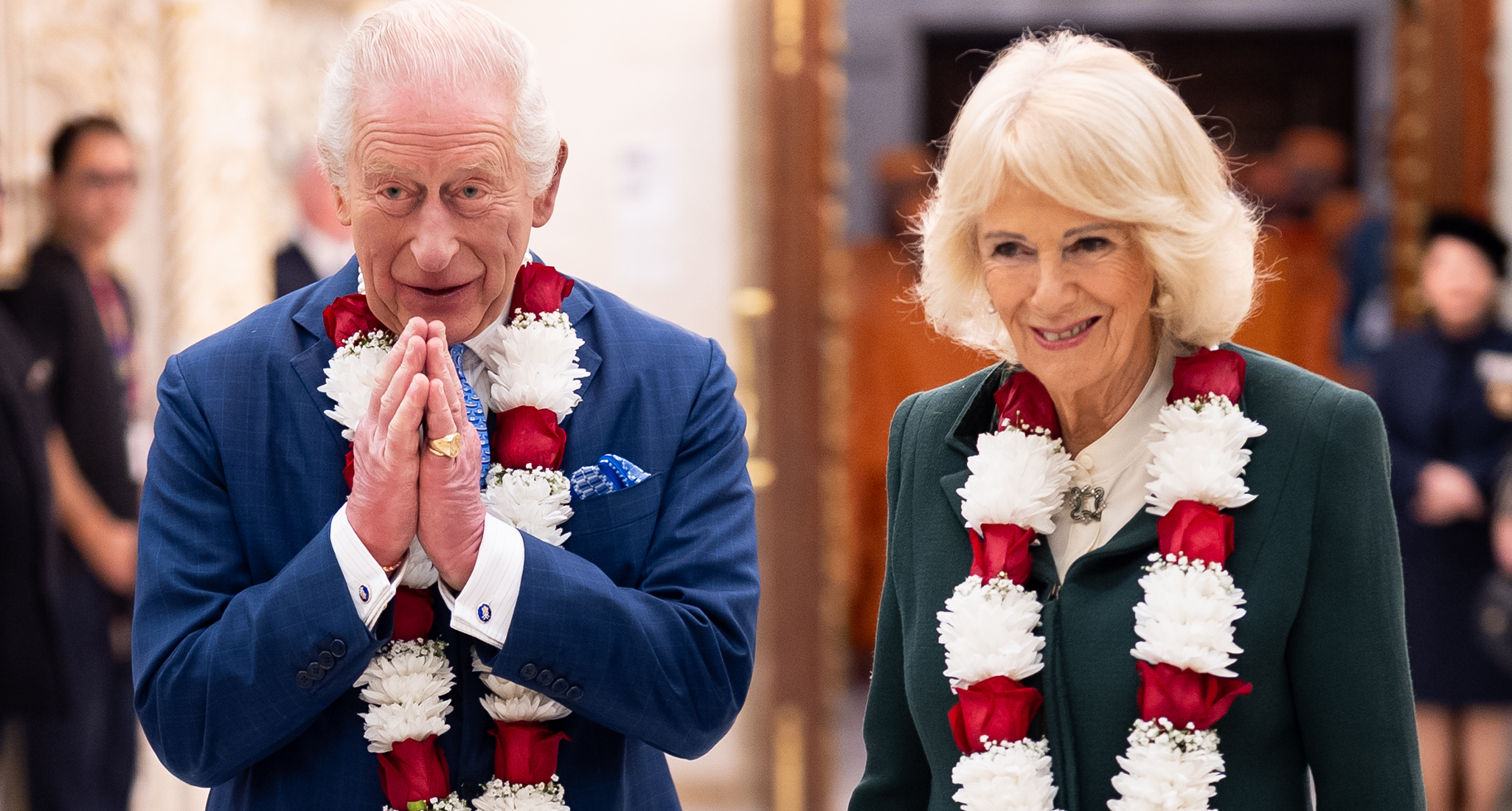 King Charles and Queen Camilla reveal massive royal Christmas tree with ...