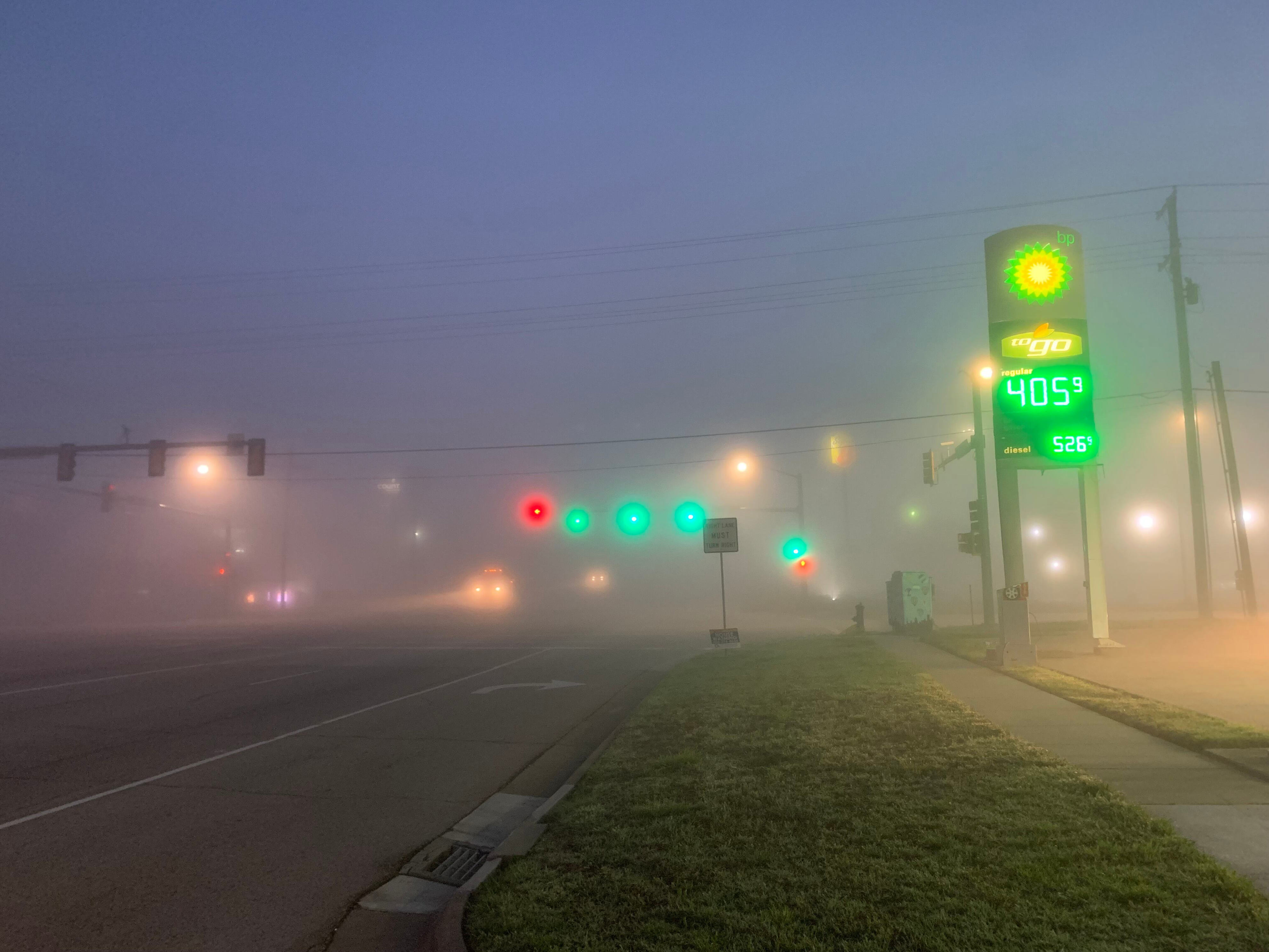 Dense fog advisory in effect until noon Wednesday for Topeka and vicinity