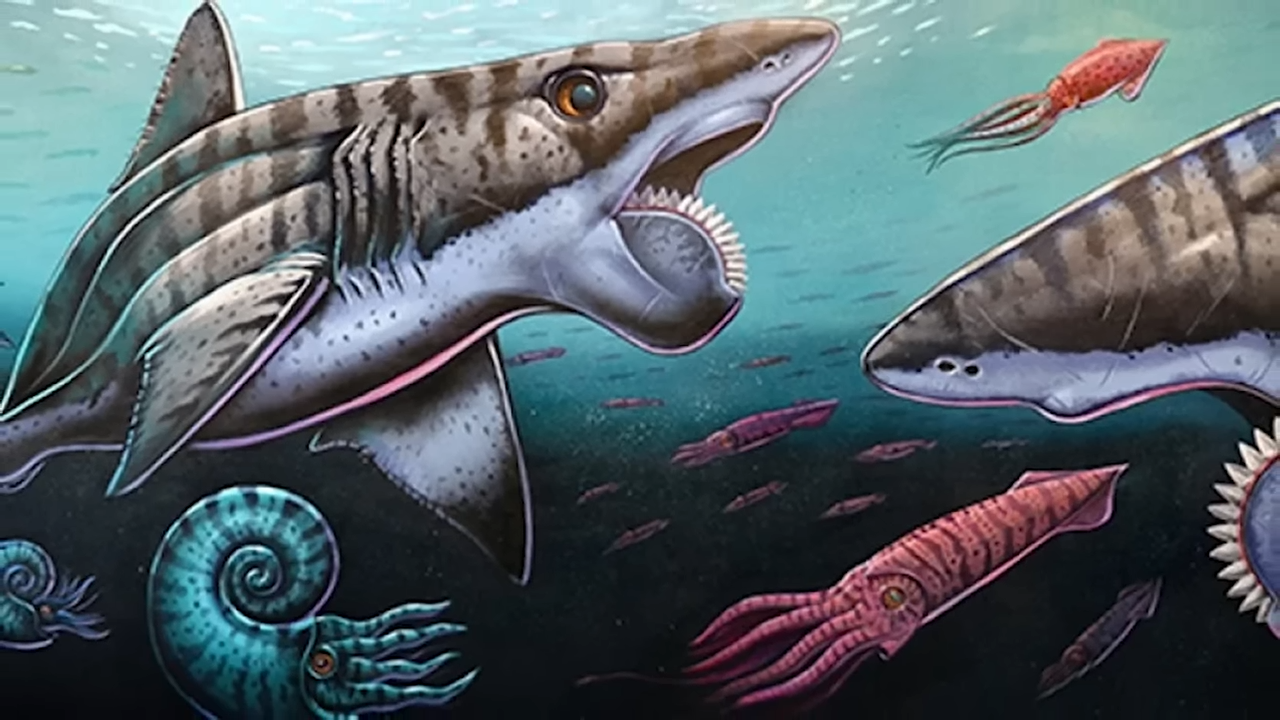 The prehistoric predator with a chainsaw for a face