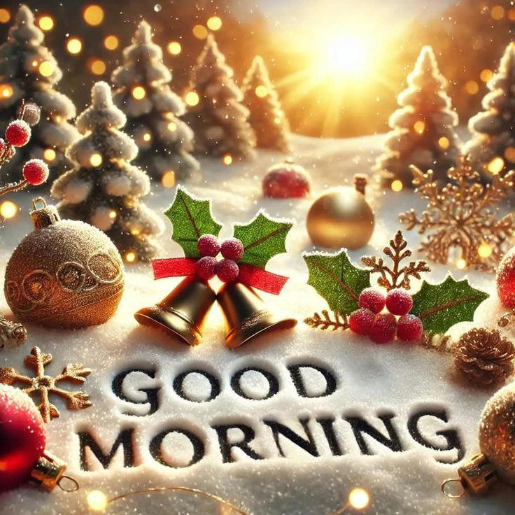 Merry Christmas good morning wishes, messages, and greetings to start ...