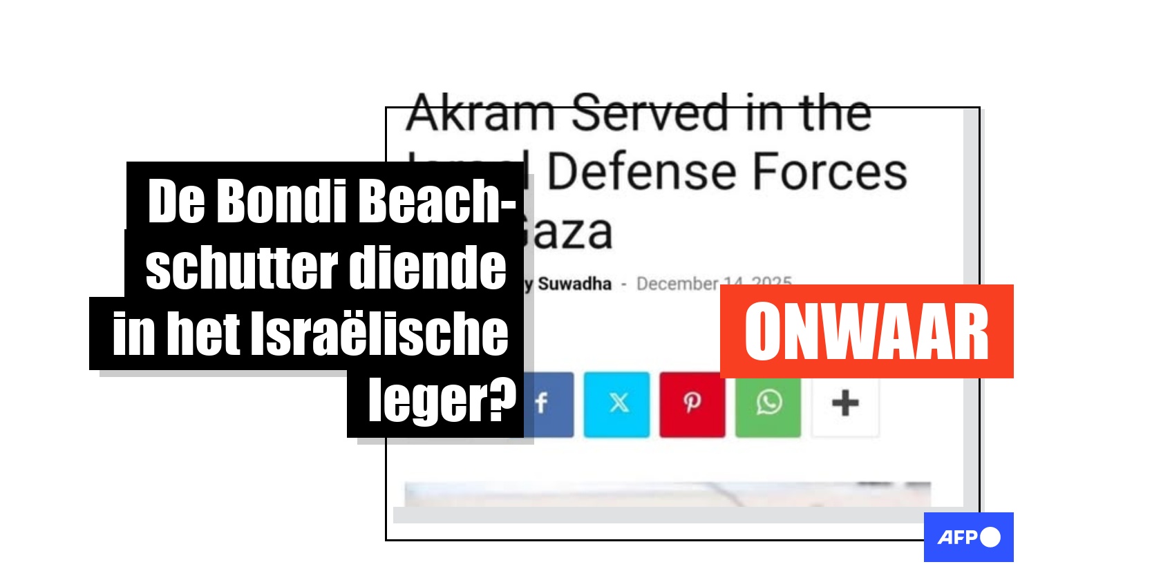 Ingetrokken artikel suggereerde onterecht dat de vermeende Bondi Beach ...