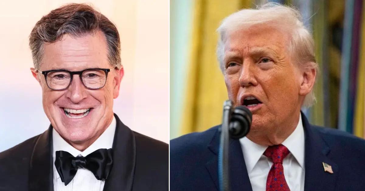 'Dead man walking': Donald Trump fumes at 'trainwreck' Stephen Colbert ...
