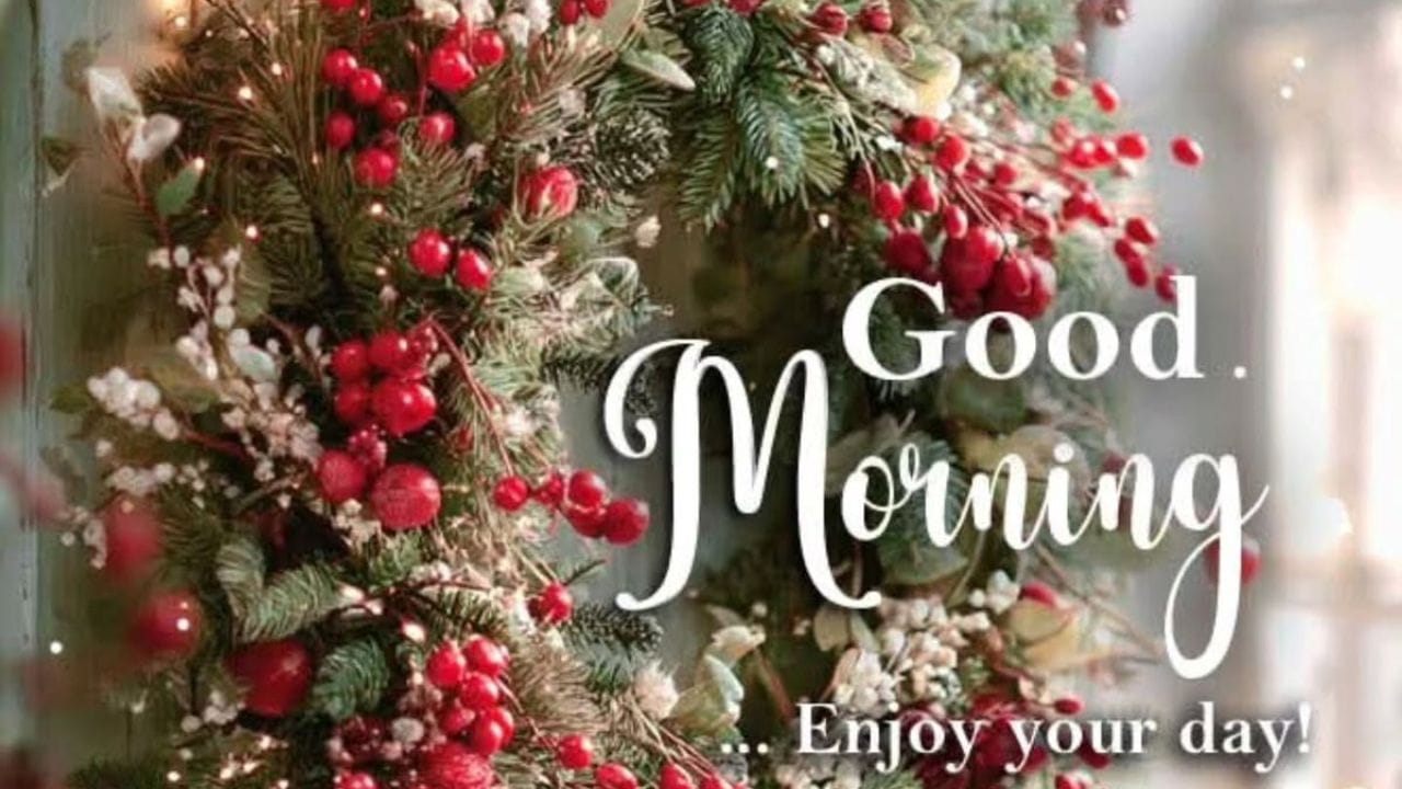 Merry Christmas good morning wishes, messages, and greetings to start ...