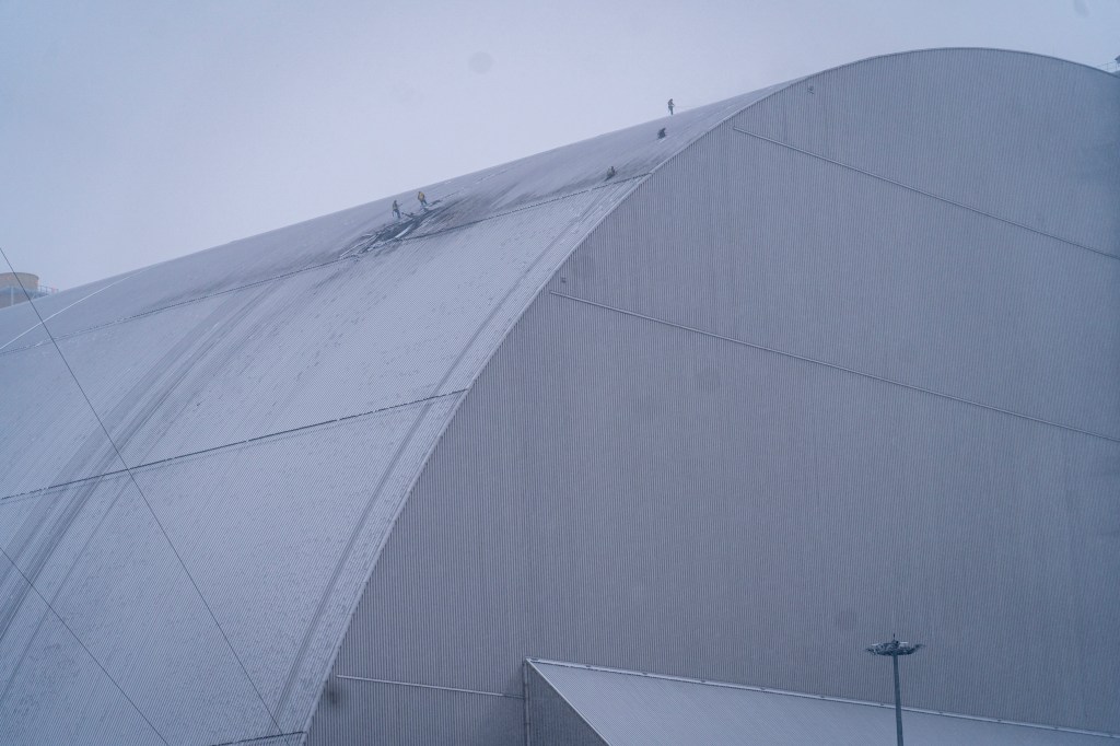 Chernobyl nuclear radiation shelter at risk of collapse