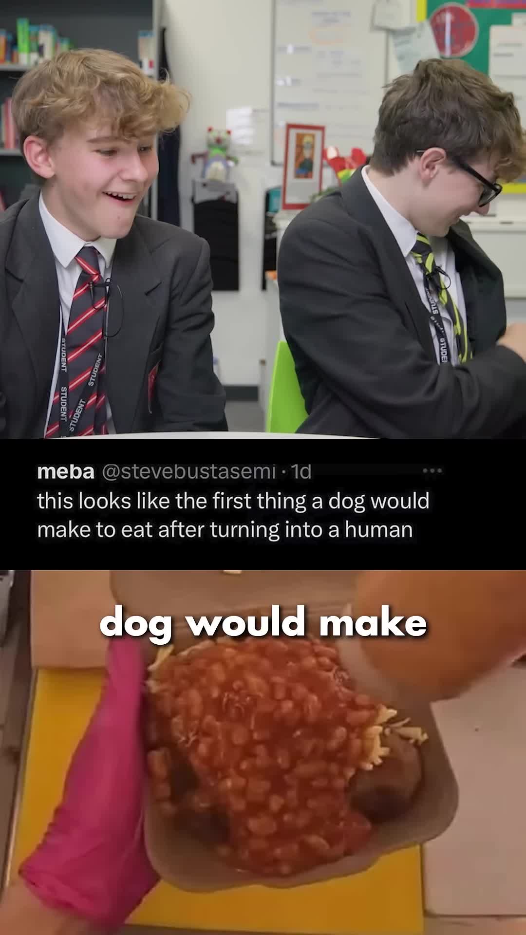 British students react to the funniest UK food memes!