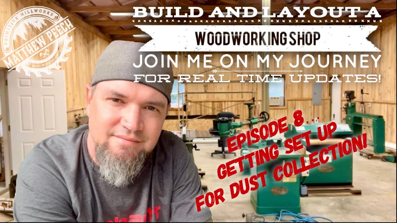 Build a woodworking shop. Join me on my journey! Dust collection prep