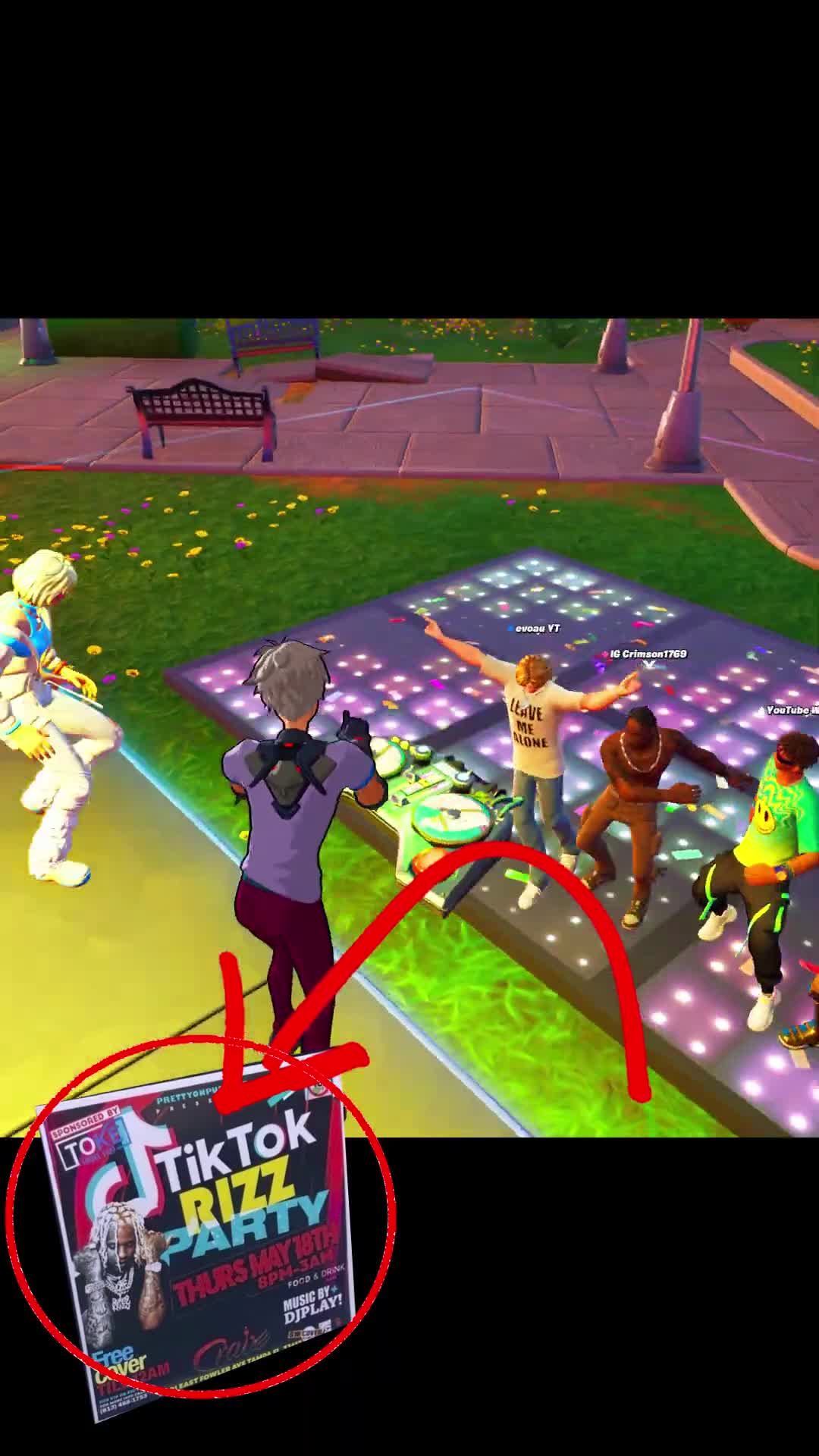 TikTok rizz party #fortnite #shorts