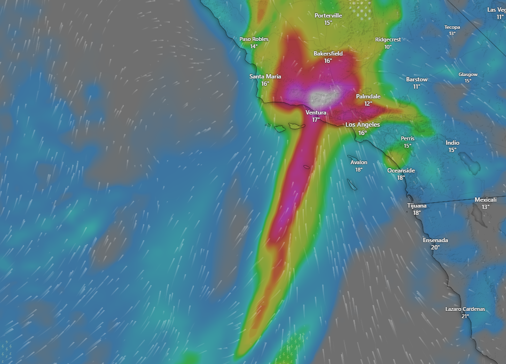 Flash flood warning issued on Christmas Eve as weather threatens West Coast